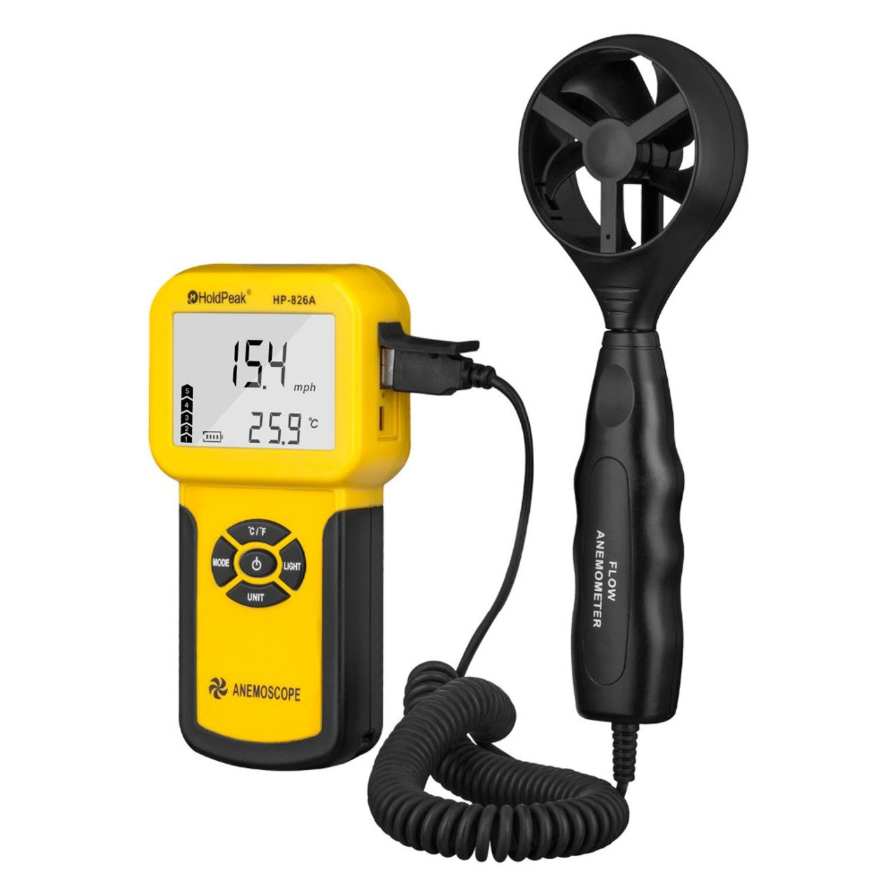 Vane anemometer HP -826A – Opaque White Goods